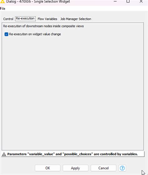 Dynamic Dropdown Updates In Component Nodes Knime Analytics Platform Knime Community Forum