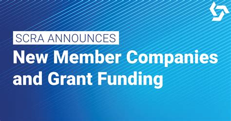 Scra Announces New Member Companies And Grant Funding Scra South