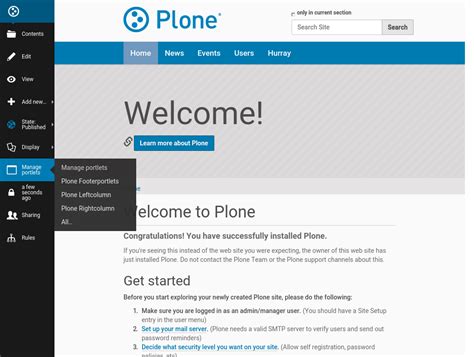 Managing Portlets — Plone Documentation V5 2