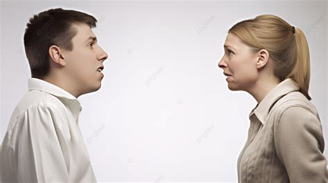 두 사람이 논쟁에서 서로 마주 비언어적 의사소통을 위한 사진 배경 일러스트 및 사진 무료 다운로드 Pngtree