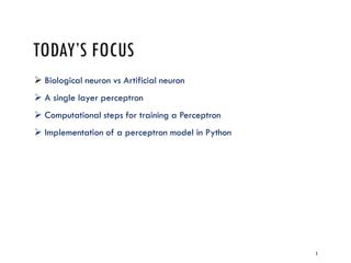 Single Layer Perceptron In Python Pdf
