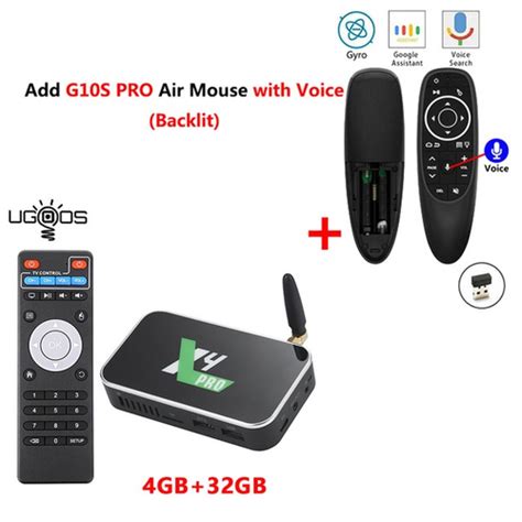 Ugoos x4 pro 4gb 32gb x4 mais 64gb x4 cubo amlogic s905x4 android 11 ...