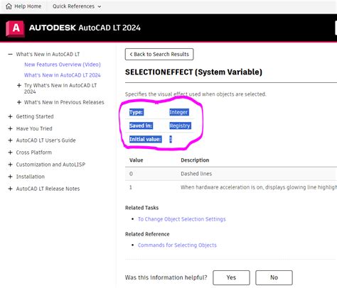 Keeping Selectioneffect Variable When Autocad Lt Restarts Autodesk