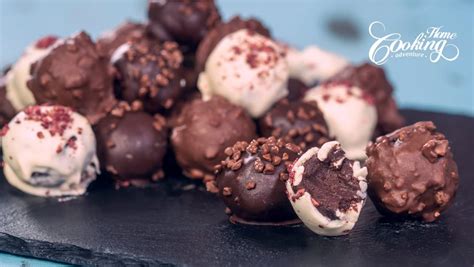 How To Make Chocolate Cake Balls Eggless Chocolate Cake Balls Recipe