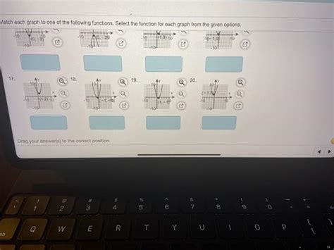 solved match each graph to one of the following functions