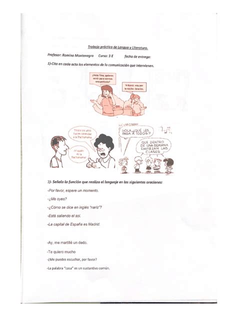 Trabajo Practico Lengua Pdf