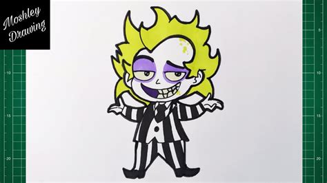 How To Draw Beetlejuice Youtube