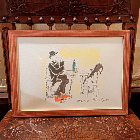 イノンドカフェ 投稿しそびれてしまっていた件 もうひとつです。 こちらも秋の日 はならぁとに出展されていた 画家の藤田千代さんにご来店頂いた時の事。 Chiyoo98 ビールを飲まれてい