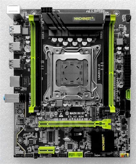 Материнская плата X79 Machinist E5 V2 82h Новая Lga2011 Intel новый