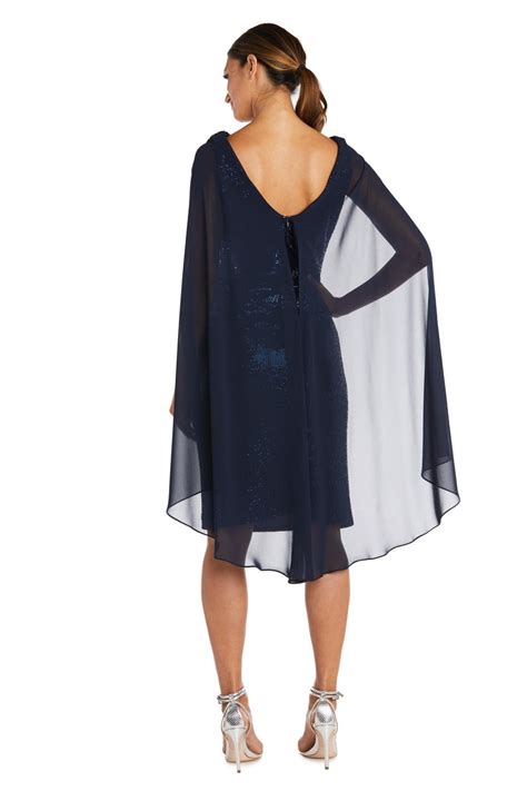 Mocha Randm Richards 7670 Short Capelet Cocktail Dress For 7699 The