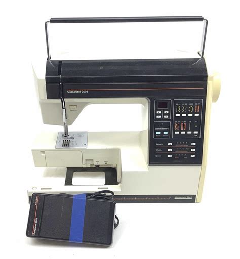 Lot Montgomery Ward Computer 2001 Sewing Machine