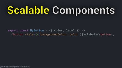 Building Reusable Components In Reactjs Youtube