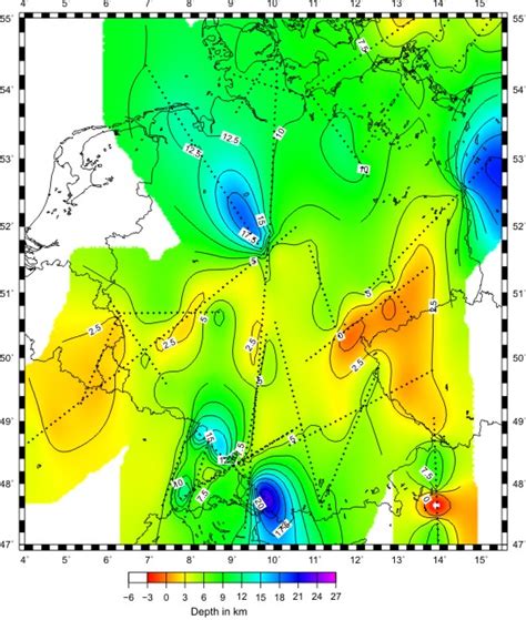 Crustal Structure Model For Germany Gfz