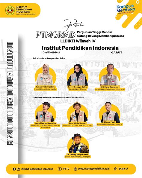 Mahasiswa Ipi Berpartisipasi Di Ptmgrmd Lldikti Wilayah Iv 2023 2024
