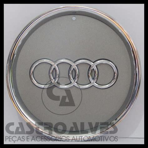Calota Tampa Centro P Roda Original Audi A Aro Cromada Mercadolivre