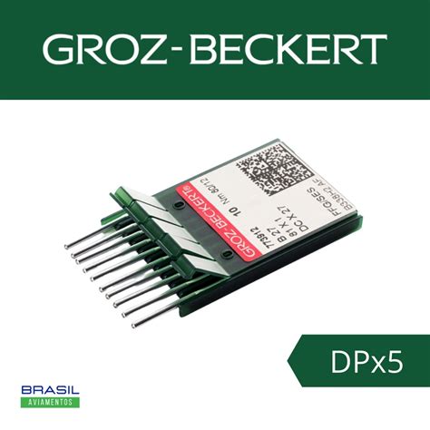 Agulha Groz Beckert P Reta Industrial Cabo Grosso DPx Pacote C Un Shopee Brasil