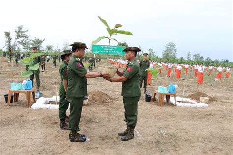 ကာကွယ်ရေးဦးစီးချုပ်ရုံး ကြည်း၊ ရေ၊ လေ မိသားစုများ၏ ၂၀၂၃ ခုနှစ် ပထမအကြိမ် မိုးရာသီသစ်ပင်စိုက်ပ