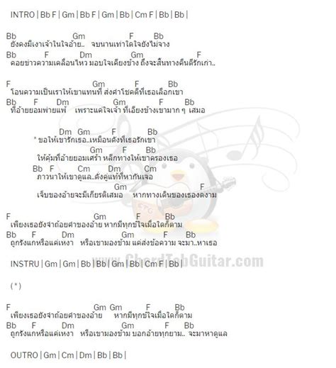 คอร์ดเพลง ให้เขารักเธอเหมือนเธอรักเขา เนื้อเพลง