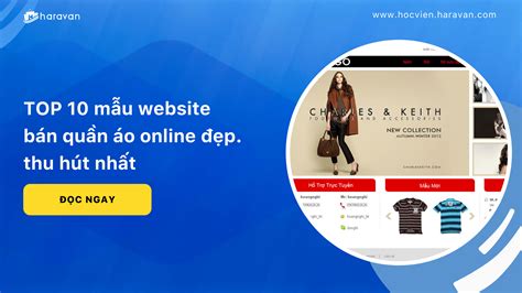 TOP mẫu website bán quần áo online đẹp thu hút nhất