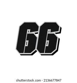 Racing Number 66 Font Over 73 Royalty Free Licensable Stock Vectors