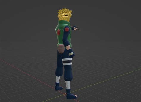 Minato Namikaze Naruto Shippuden 3d Model By Summerforce