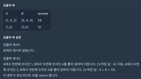 프로그래머스 Java 최소값 만들기 Lv2