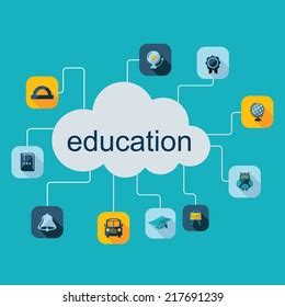 Cloud Computing Technology Abstract Scheme Eps Stock Vector Royalty Free