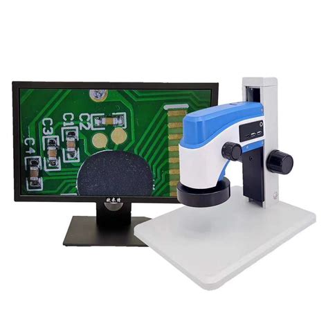 China Best Industrial Electronic Microscope With Monitor For Pcb Board