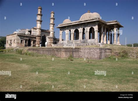 Kevda Masjid Built In Late 15th Century Halol Gujarat India Stock