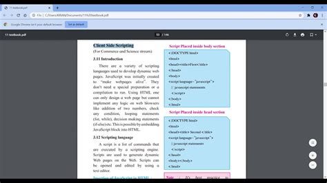 11 Sci Information Technology Chapter 3 Impressive Web Designing Data Types Operators In