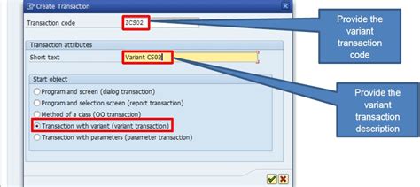 Transaction And Screen Variants With An Example SAP Community
