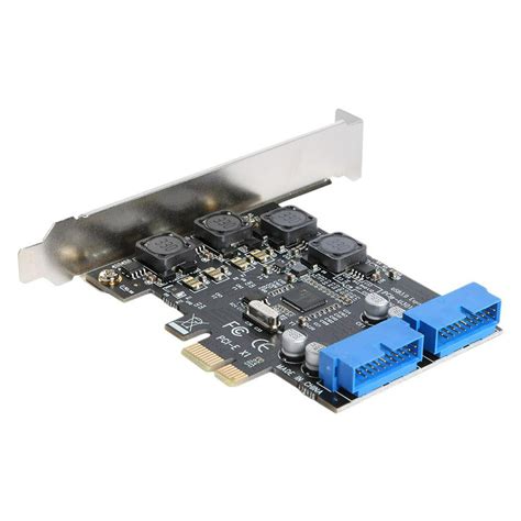 Adaptador De Pci E Frontal A 1920 Pines Tarjeta De Expansión Pci