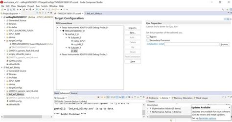 参考译文 Launchxl F2800137：cpu Jlm 驱动程序错误 C2000™︎ 微控制器（参考译文帖）read Only