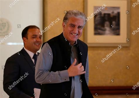 Pakistans Foreign Minister Shah Mahmood Qureshi Editorial Stock Photo