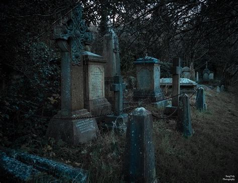 Graveyard Shoot Grave Stones Gothic Spooky Cemeteries Graveyard Photography
