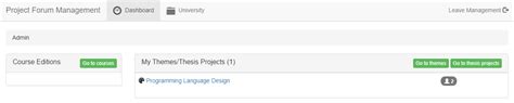 Welcome Project Forum