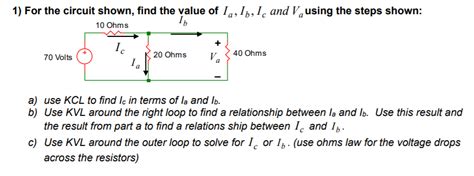 Solved For the circuit shown find the value of Гь Ic Chegg com