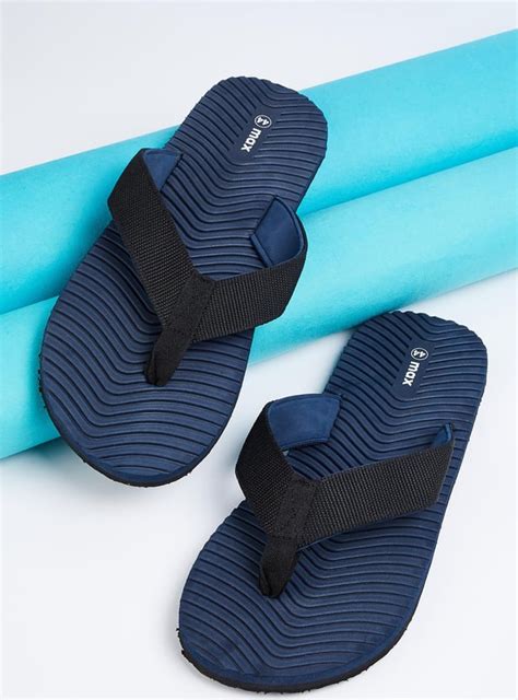 Buy Men Textured V Strap Flip Flops Online At Just Rs 2990