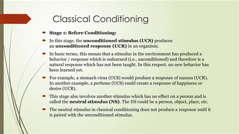 Classical Conditioning Theory By Ivan Pavlov Pptx