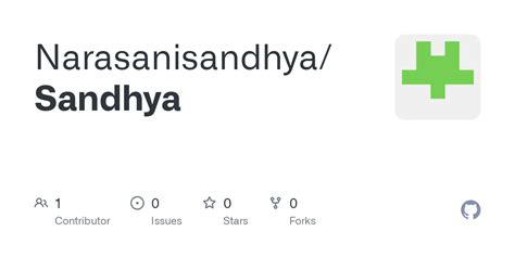 GitHub Narasanisandhya Sandhya