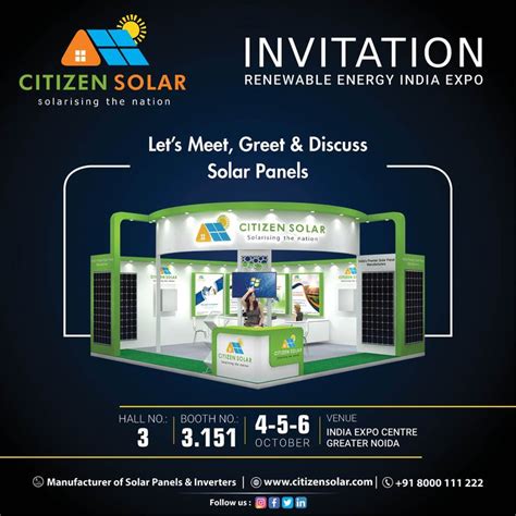Renewable Energy India Expo I Greater Noida Solar Panel Manufacturers Solar Panel
