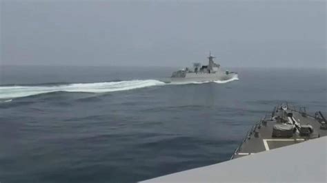 Us Military Releases Video Showing Close Call In Taiwan Strait With