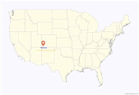 Map Of Mancos Town Thong Thai Real