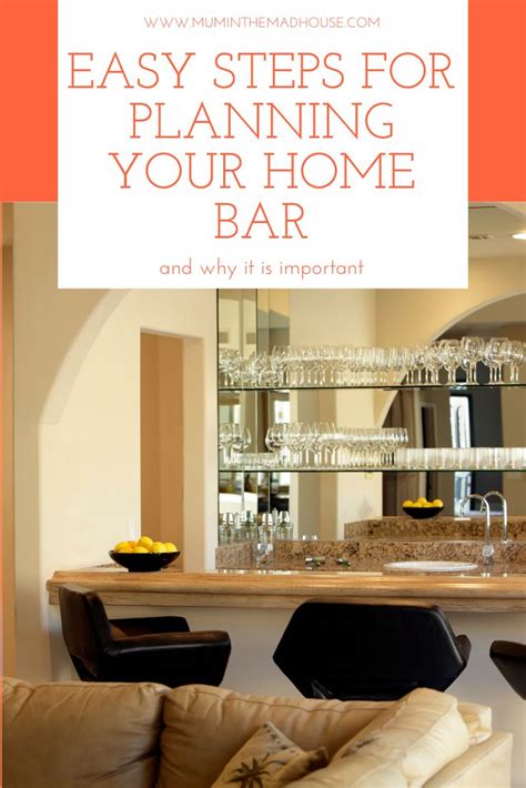 Easy Steps For Planning Your Home Bar Mum In The Madhouse