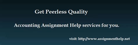 Accounting Assignment Help Online Accounting Help Accounting Tutors