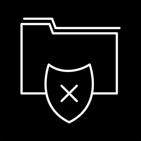 Vulnerable Folder Vector Icon 14802795 Vector Art At Vecteezy
