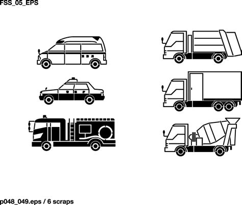 Various Elements Of Silhouette Traffic Class Elements 26872 Free Eps Download 4 Vector