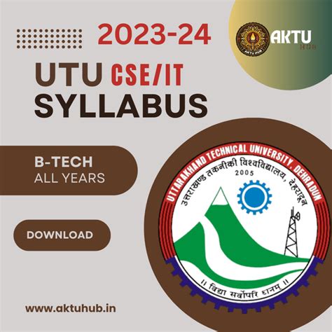 Aktu Syllabus Overview For B Tech All Year Courses Download
