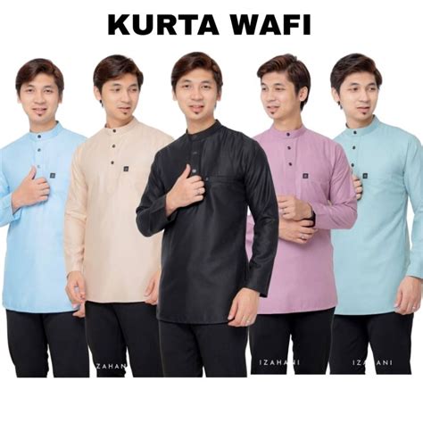 S XL KURTA CEKAK MUSANG LELAKI DEWASA IRFAN IZHN KURTA BABY BLUE DUSTY GREEN LELAKI