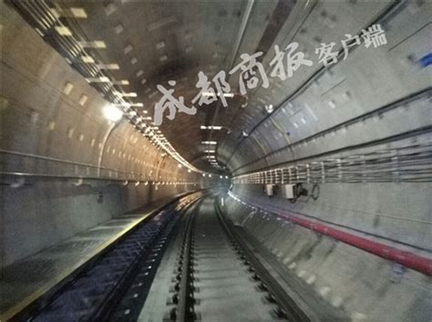 连接中心城区和天府新区 成都地铁1号线三期轨通明年试运营 标件库